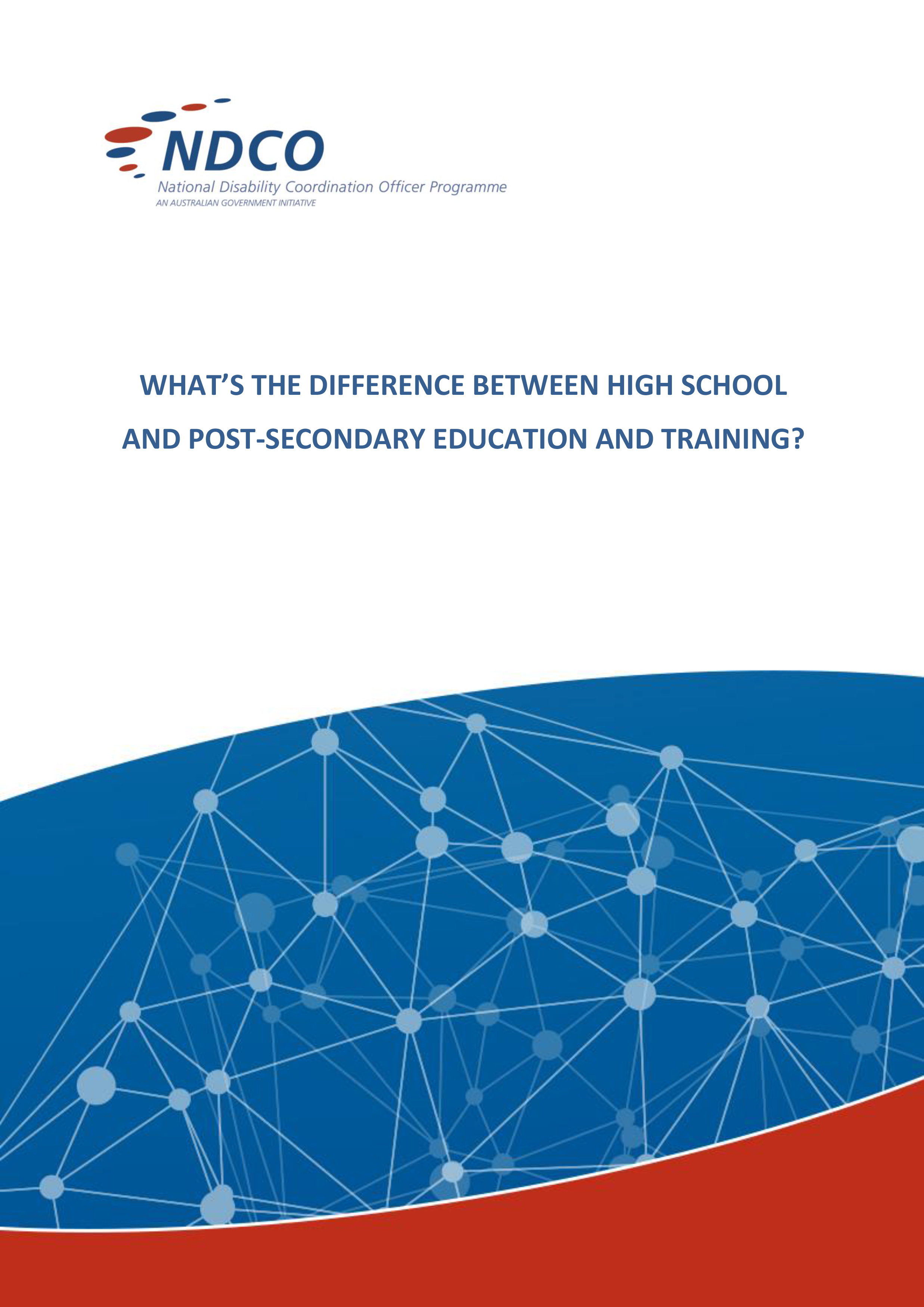 National Disability Coordinator Officer (NDCO) developed resources - ADCET